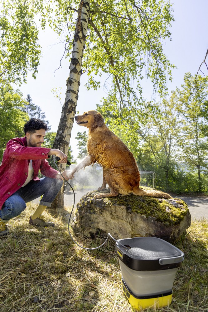 เครื่องฉีดน้ำพกพา KARCHER OC 3 Foldable *KAP ขนาดถัง 8 ลิตร 1.599-303.0 ลดราคา | iToolmart