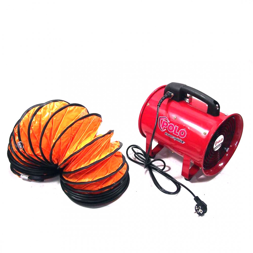 พัดลมดูดเป่า 8 นิ้ว POLO SHT-20 พร้อม ท่อดูด ลดราคา | iToolmart