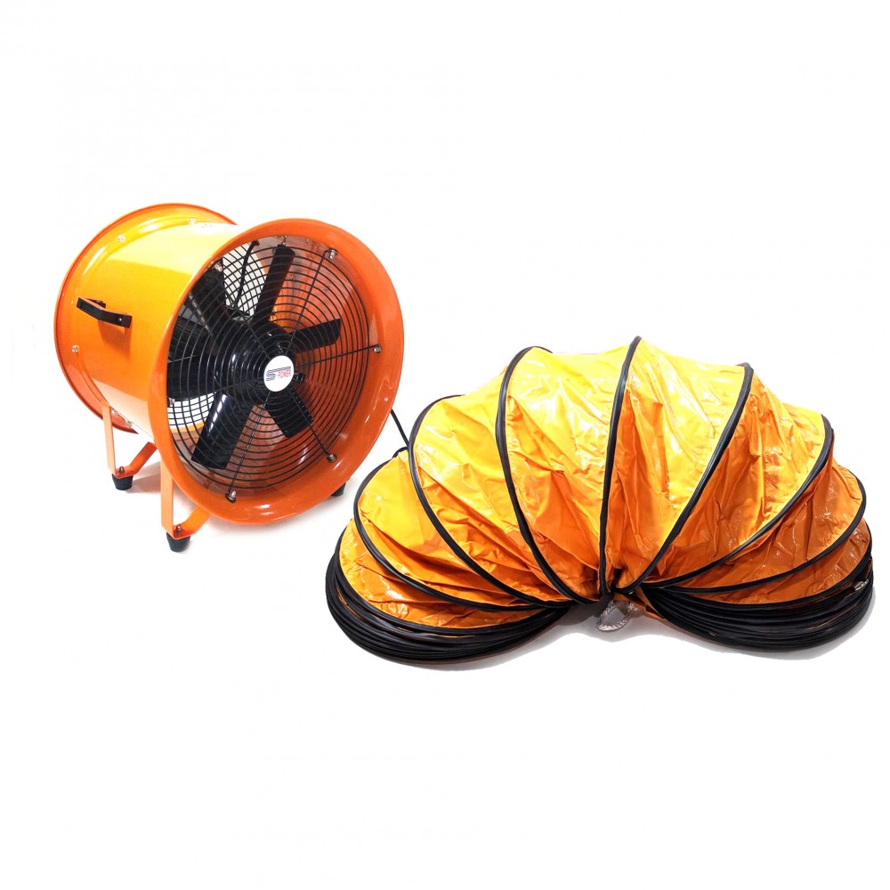 พัดลมดูดอากาศ 16 นิ้ว X 1500w Starway พร้อมท่อดูด 5 เมตร ลดราคา