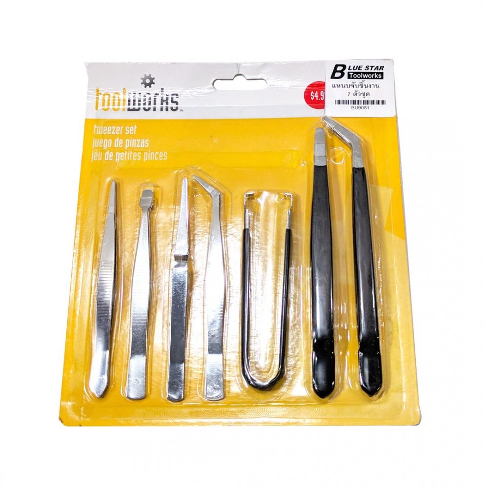 ชุดแหนบจับชิ้นงาน 7ตัวชุด BU-9081 (TW1499) ลดราคา | iToolmart