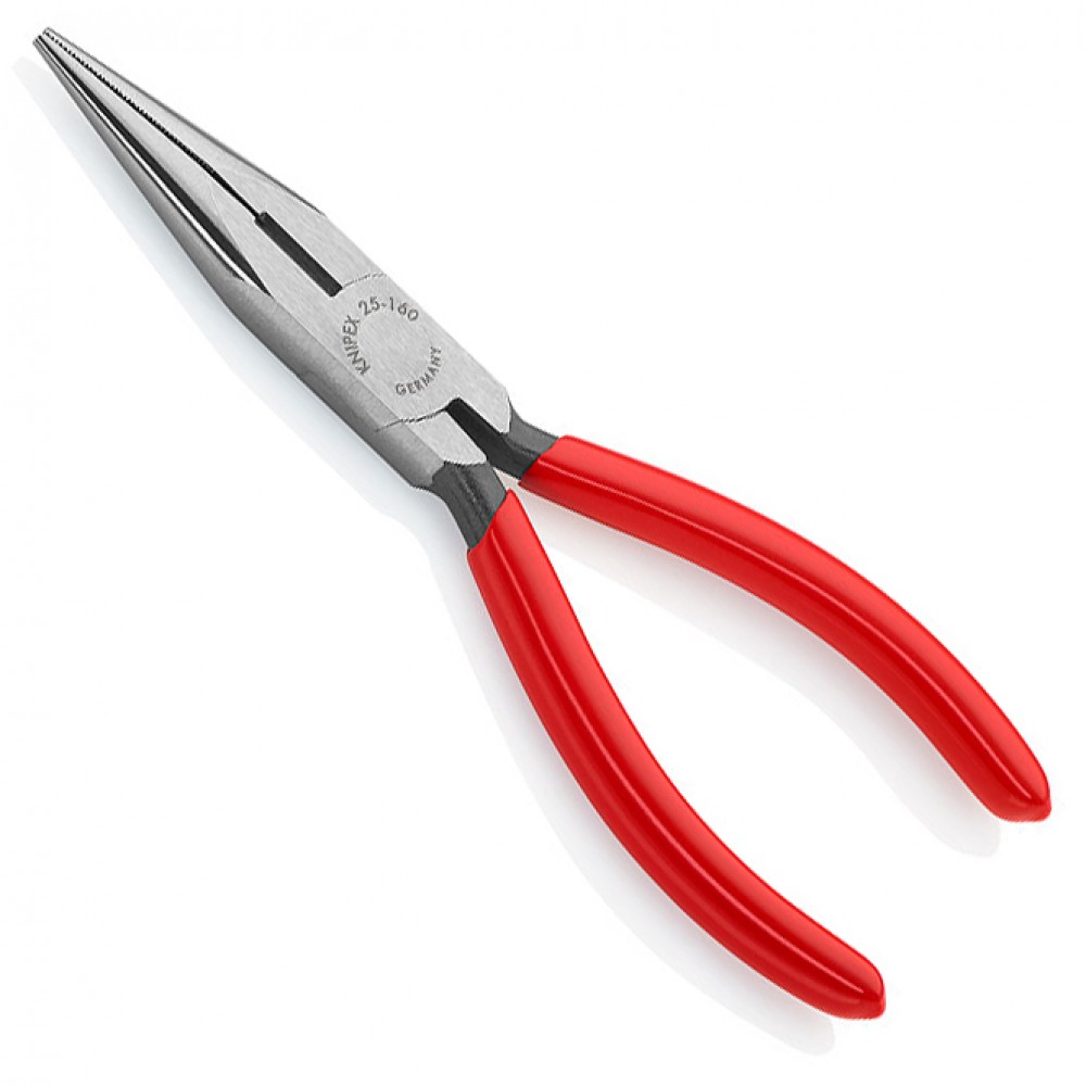 คีมปากแหลม Knipex 25 01 160 SB ด้ามพลาสติก ลดราคา | iToolmart