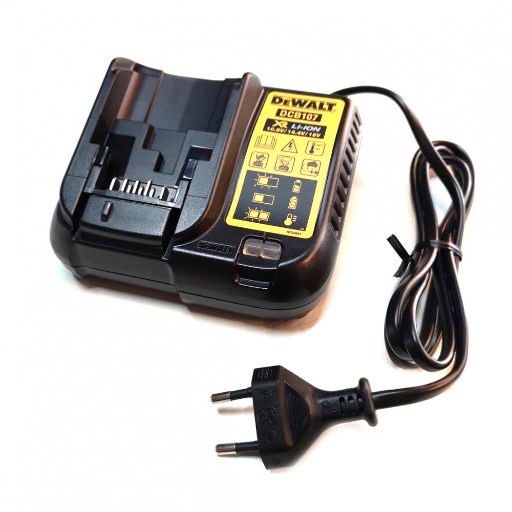 แท่นชาร์จแบตเตอรี่ Dewalt DCB107 10.8V.และ 18V. ลดราคา | iToolmart