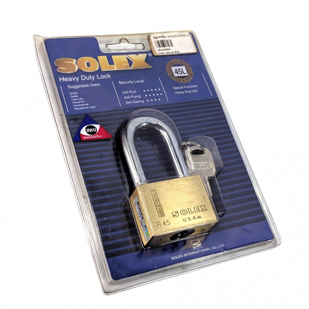 กุญแจลูกปืน SOLEX รุ่น EXTRA PLUS ขนาด 45mm. ลดราคา | iToolmart