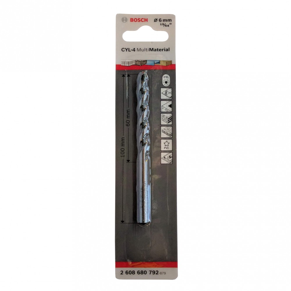 ดอกสว่านเจาะอเนกประสงค์ Bosch CYL-4 Multi Material ขนาด 6 mm. ลดราคา | iToolmart