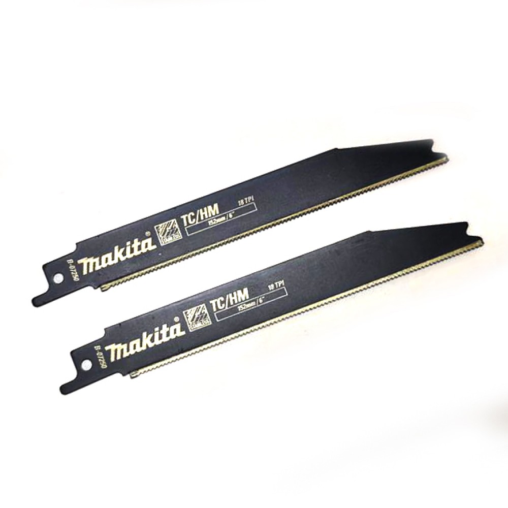 ใบจิ๊กซอตัดสแตนเลส MAKITA B-07250 ยาว 6 นิ้ว 18 TPI TC/HM (2pcs/Pack ...