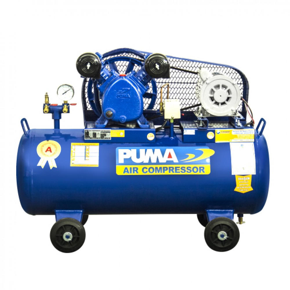 ปั๊มลม PUMA PP2-PPM220V มอเตอร์ PUMA 1/2 HP ถัง 64L. 2 ลูกสูบ ลดราคา | iToolmart