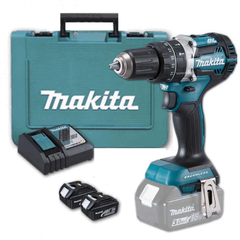 สว่านกระแทกไร้สาย MAKITA 18V. DHP484RFE ลดราคา | iToolmart
