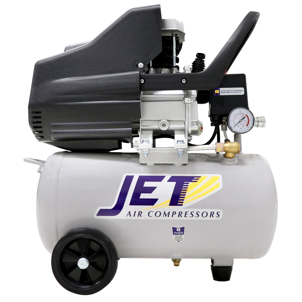 ปั๊มลมโรตารี่ JET TYPHOON-25 ขนาด 25 ลิตร 2 HP ลดราคา | iToolmart