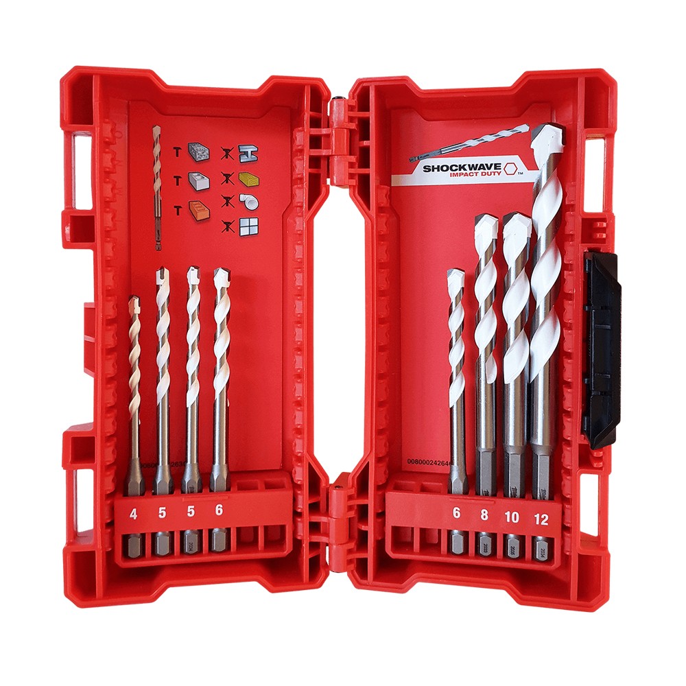 ชุดดอกสว่านก้านเหลี่ยม 8 ชิ้น MILWAUKEE 4932493871 ลดราคา | iToolmart