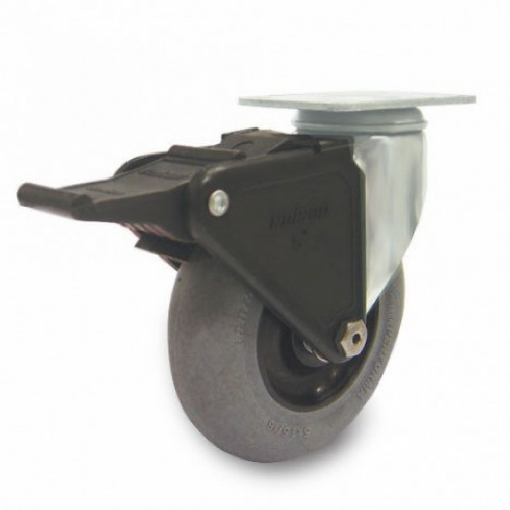 ล้อยางป้องกันไฟฟ้าสถิตย์ แป้นหมุนรอบ มีเบรค COLSON 2-5646-565 C1 BRK2 ...