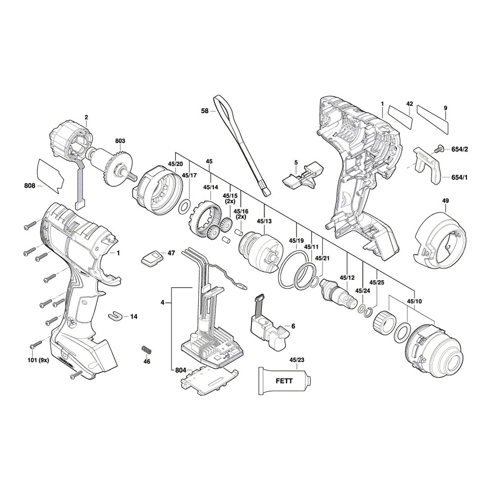 สเตเตอร์ BOSCH GDS18V-400 ลดราคา | iToolmart