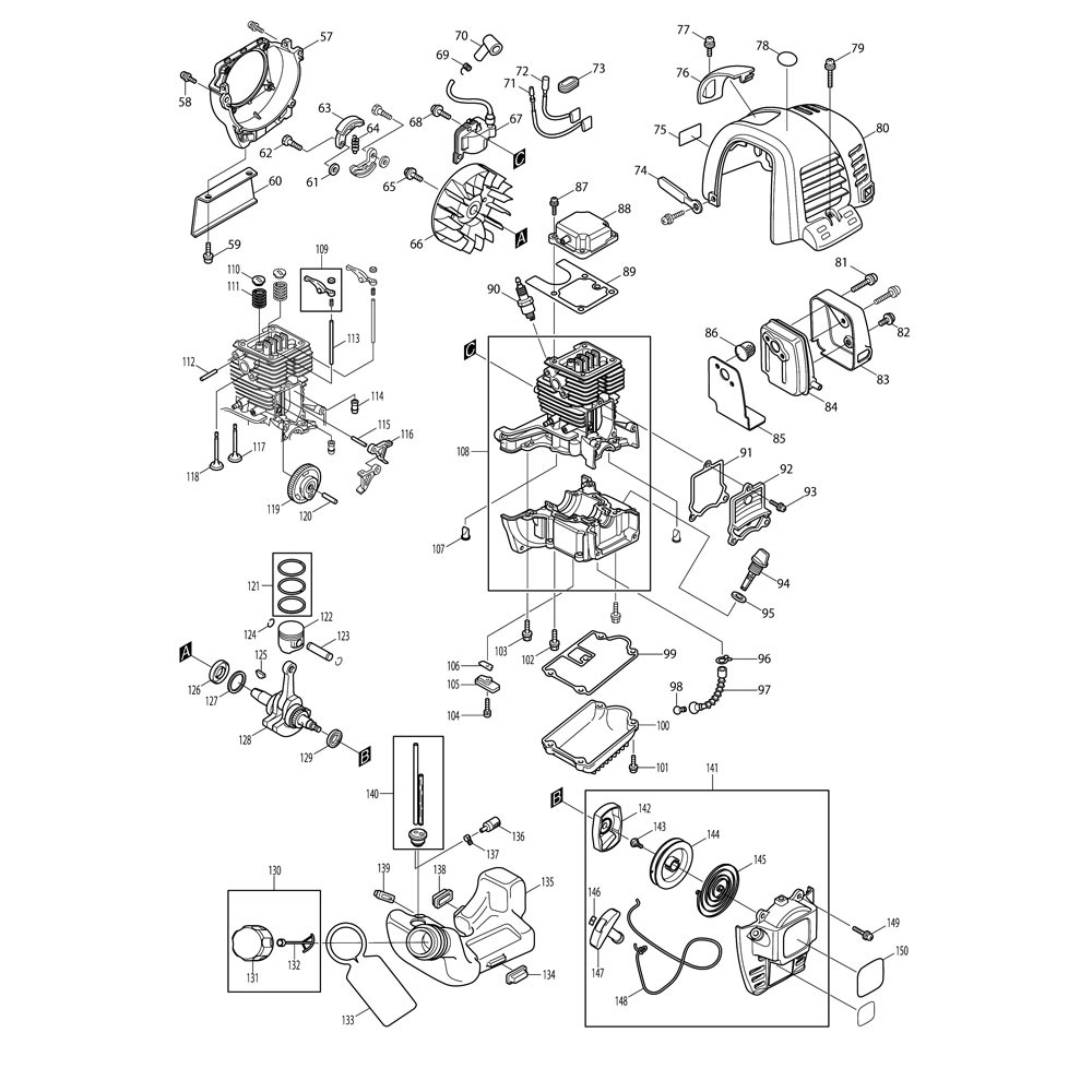 ฝาครอบท่อไอเสีย MAKITA EBH340U ลดราคา | iToolmart