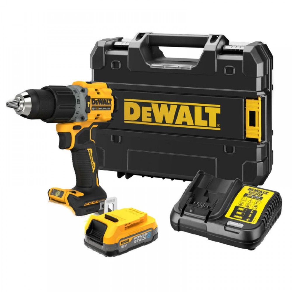 สว่านกระแทกไร้สาย DEWALT DCD805E1T-B1 20V. Powerstack ลดราคา | iToolmart