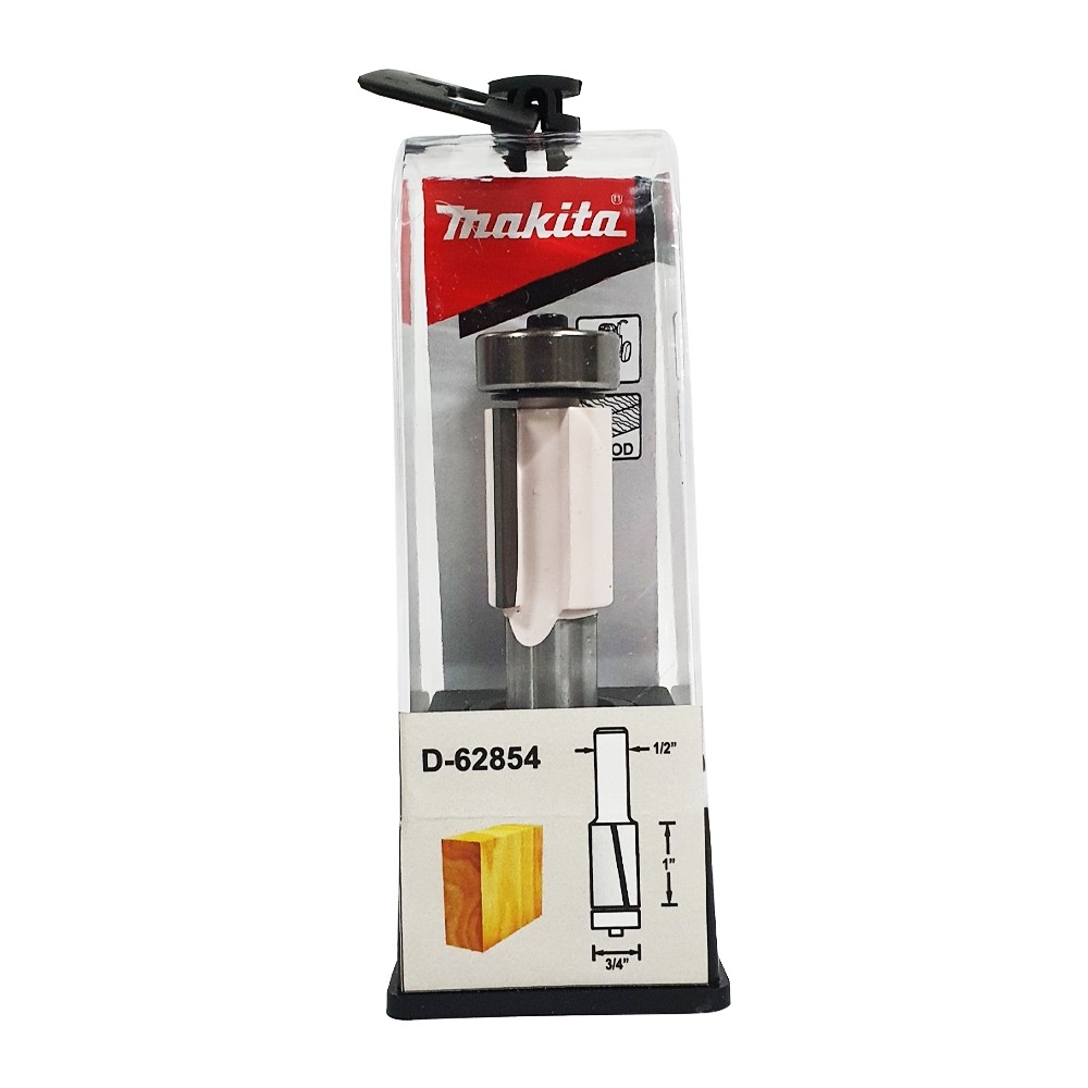 ดอกเร้าเตอร์ ดอกตรงปลายลูกปืน Flush Trim Bit 3/4 นิ้ว MAKITA D-62854 ...