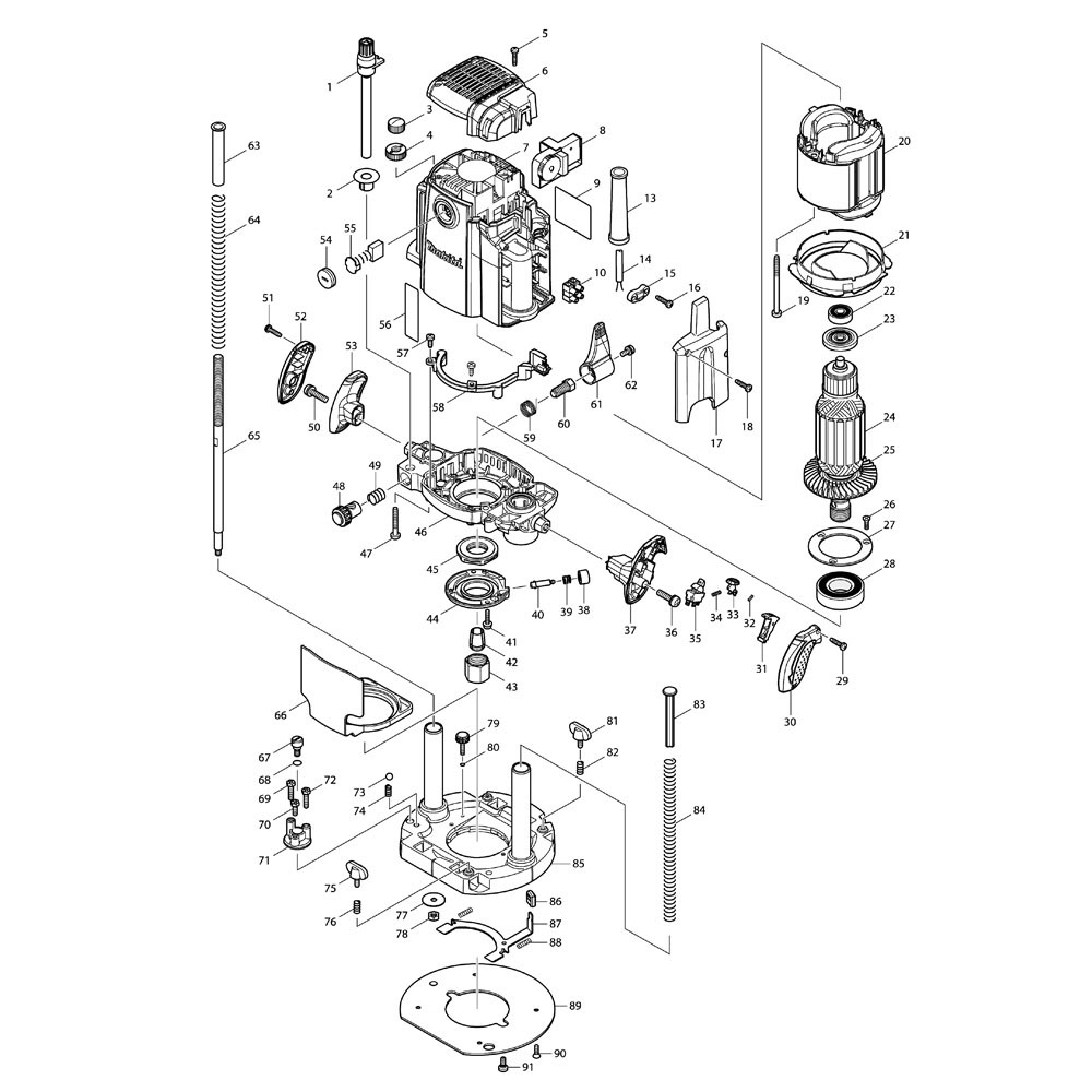 แผ่นฐาน MAKITA RP2301FC ลดราคา | iToolmart