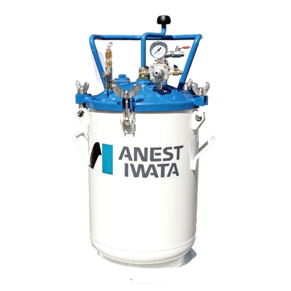 ถังพ่นสี แรงดัน ANEST IWATA PT-20DMW PAINT PRESSURE TANK ขนาด 20 ลิตร กวนสี Automatic ลดราคา ...