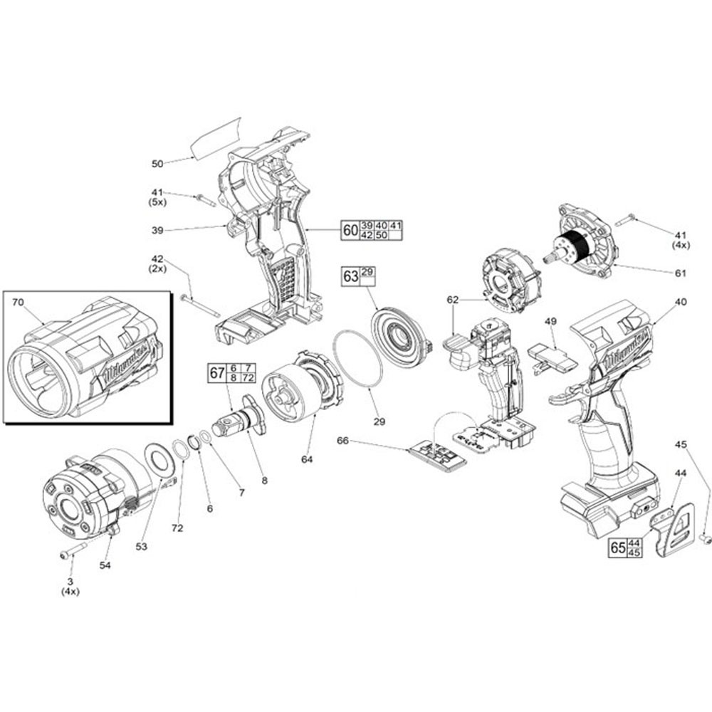 สกรู MILWAUKEE M18 FIW212-0 ลดราคา | iToolmart