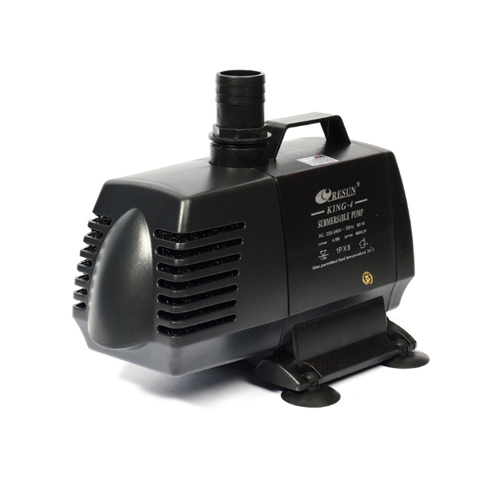 ปั๊มน้ำพุ ปั๊มน้ำตก ปั๊มน้ำหมุนเวียนกำลังสูง RESUN KING-4 กำลัง 90W ...
