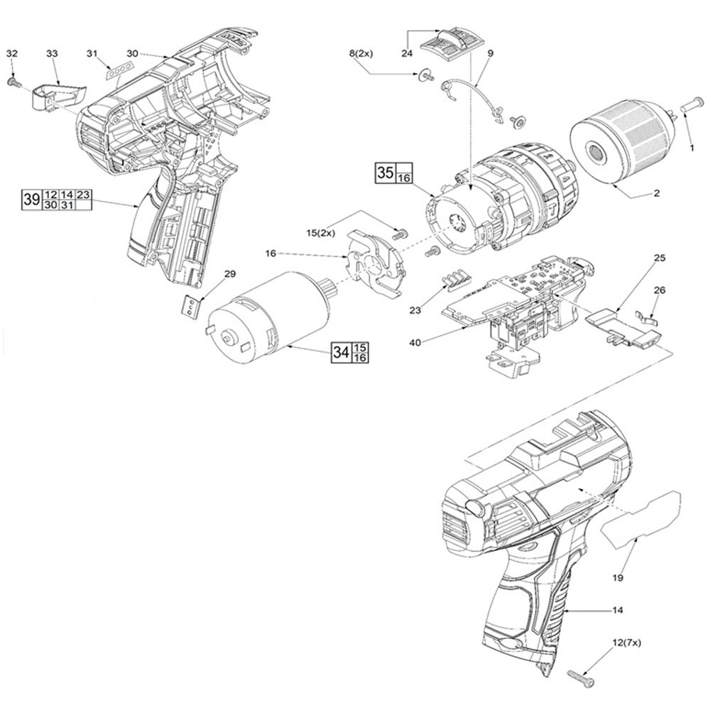 เนมเพลท MILWAUKEE M12BPD ลดราคา | iToolmart