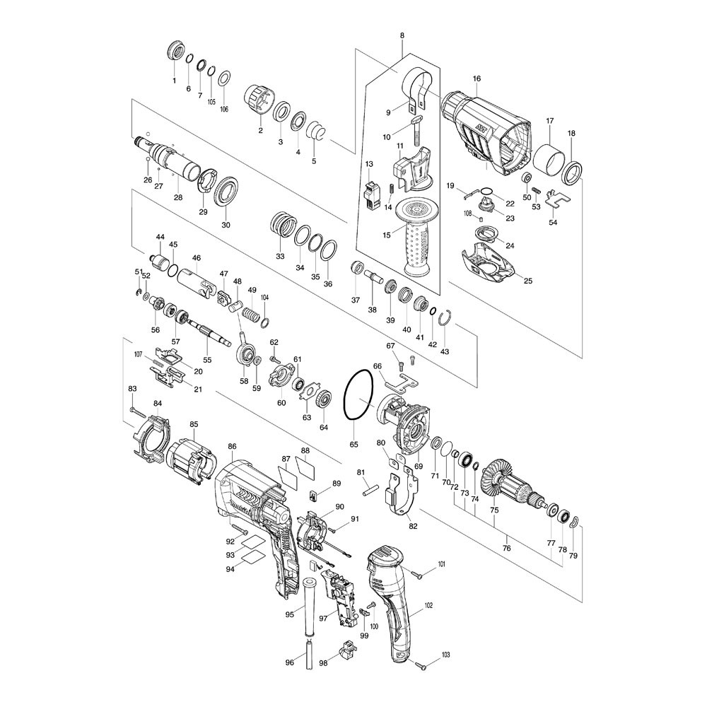 ตัวกระแทก MAKITA M8701B ลดราคา | iToolmart