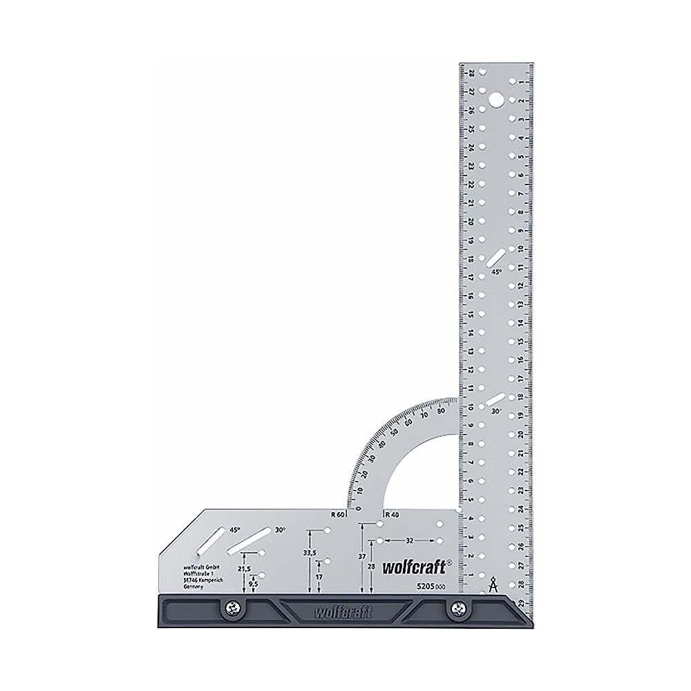 ฉากเหล็ก 300mm Wolfcraft 5205000 Universal Angle & Try Square ลดราคา ...