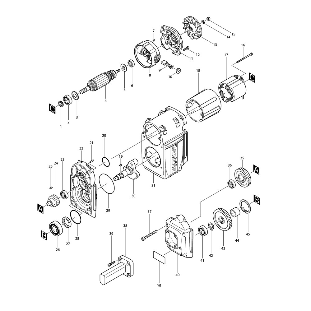 แหวนล็อค MAKITA HM1801 ลดราคา | iToolmart