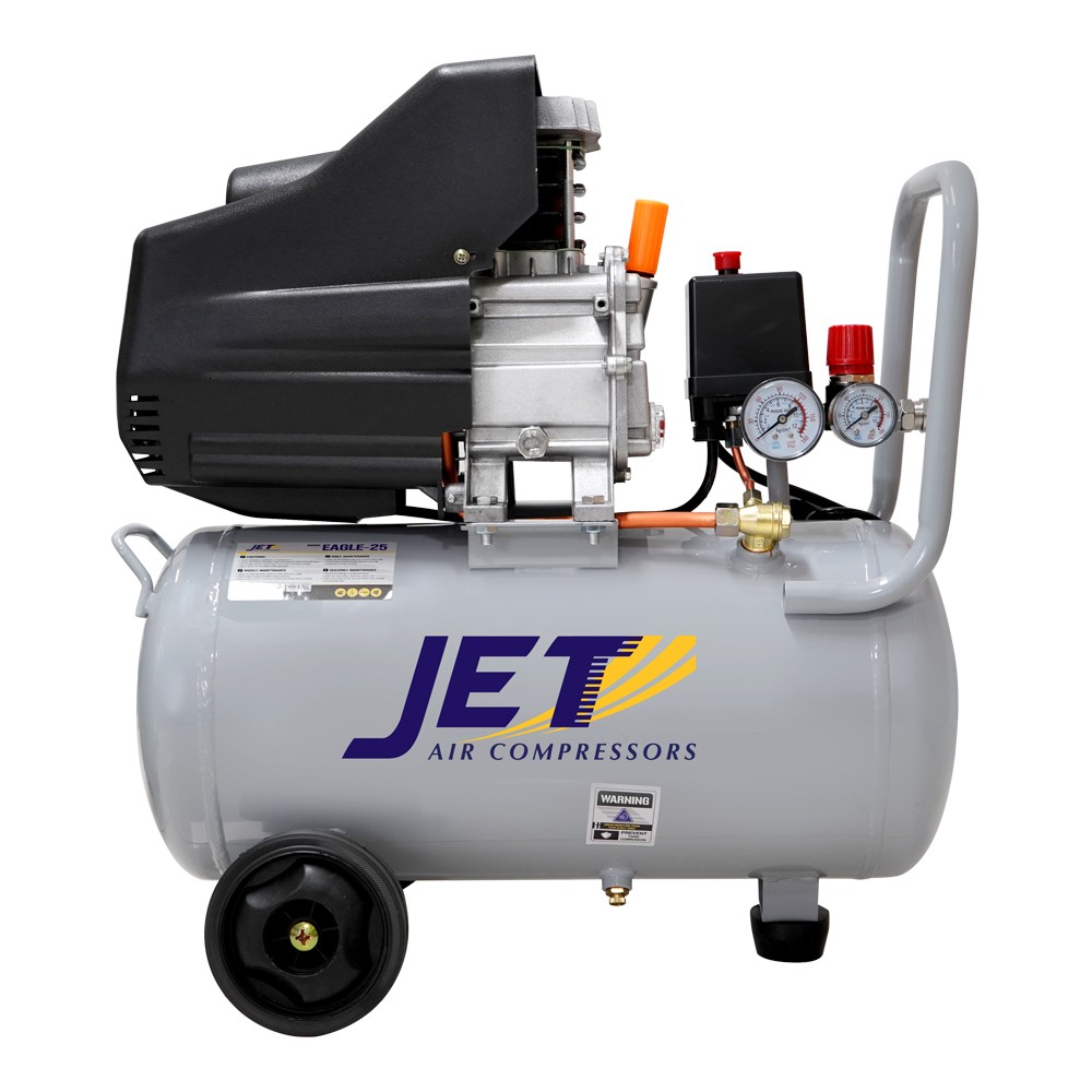 ปั๊มลมโรตารี่ JET EAGLE-25 ขนาด 25 ลิตร 3 HP ลดราคา | iToolmart
