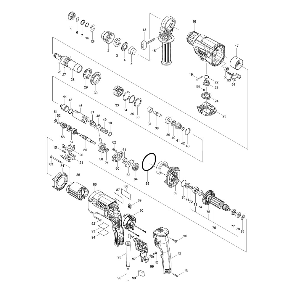 ตัวเรือนมอเตอร์ MAKITA M8701B ลดราคา | iToolmart