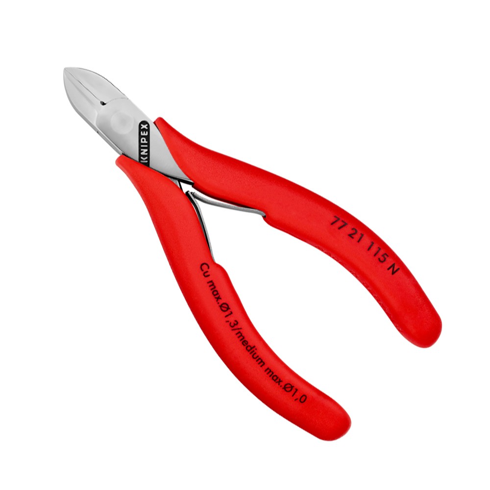 คีมตัดเล็ก KNIPEX 77 21 115 N Electronics Diagonal Cutter ลดราคา ...