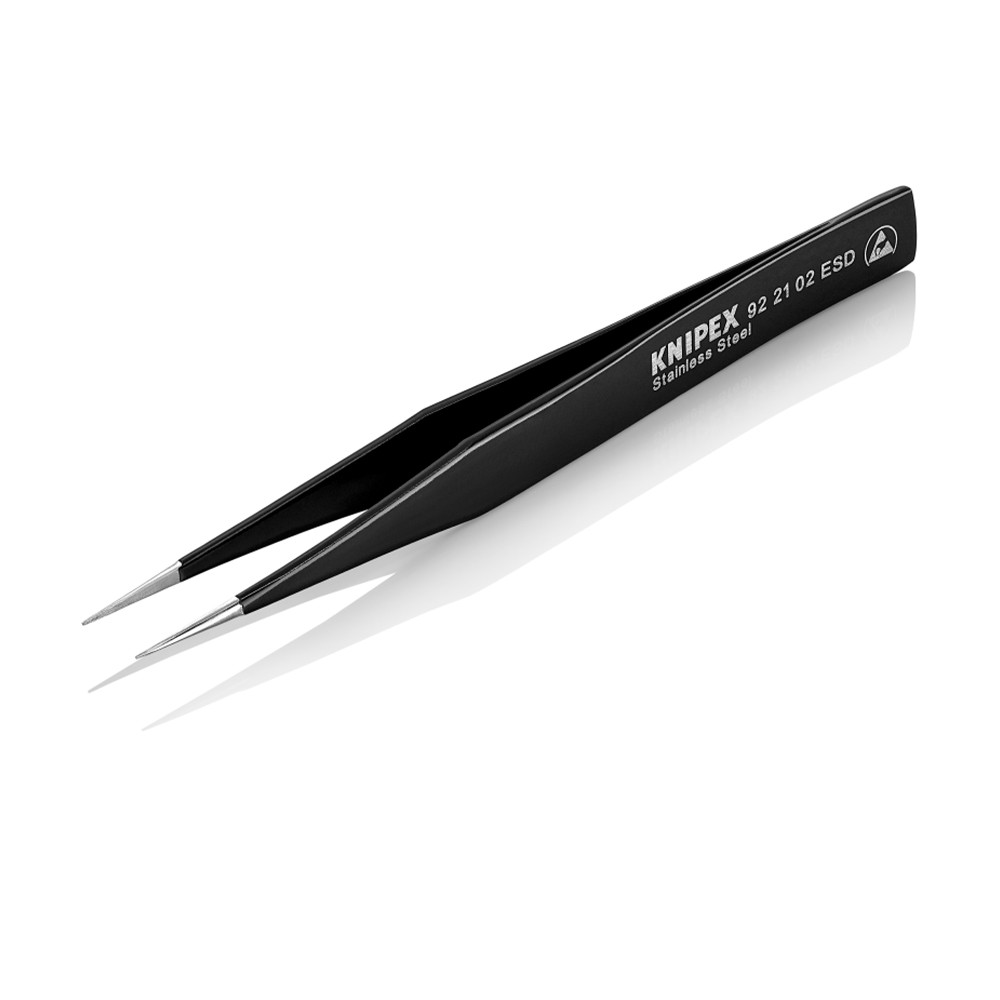 แหนบคีบ KNIPEX 92 21 02 ESD สแตนเลส ลดราคา | iToolmart