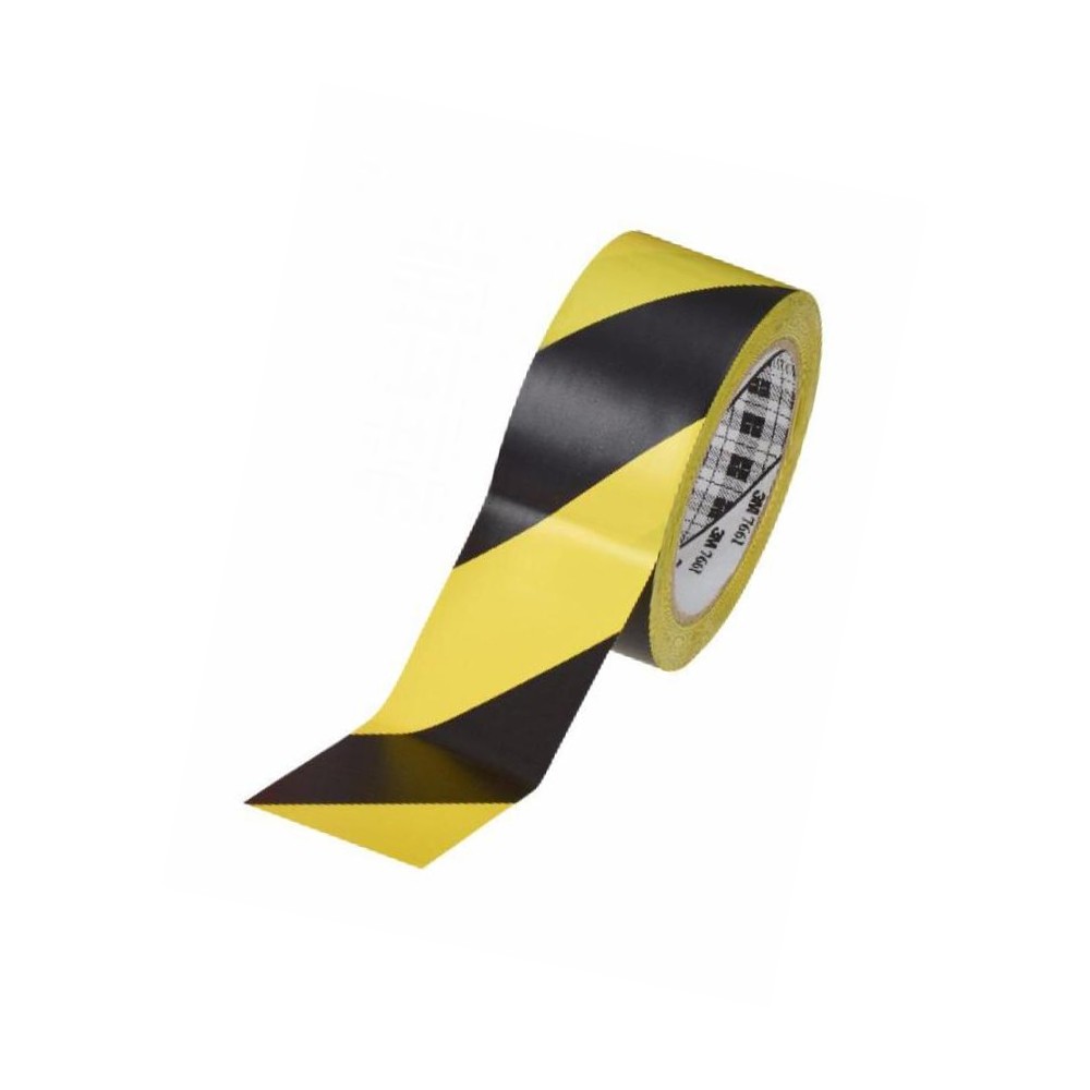 เทปตีเส้นพื้น 3M รุ่น T76 สีเหลือง/ดำ ขนาด 2 นิ้ว x 33 หลา ลดราคา | iToolmart