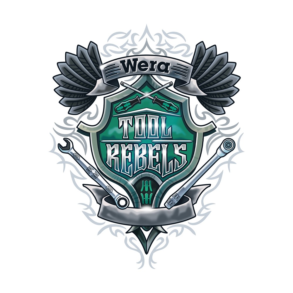 สติ๊กเกอร์ Wera Tool Rebel offical ขนาด 150x120 มม. ลดราคา | iToolmart