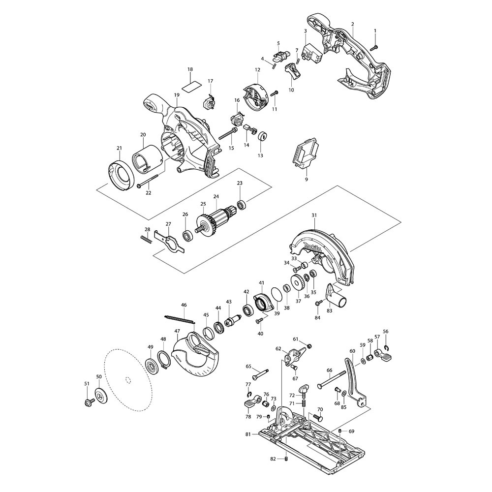 ฝาครอบนิรภัย MAKITA DSS611Z ลดราคา | iToolmart