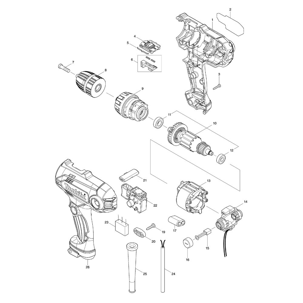 ชุดเกียร์ MAKITA DF0300 ลดราคา | iToolmart