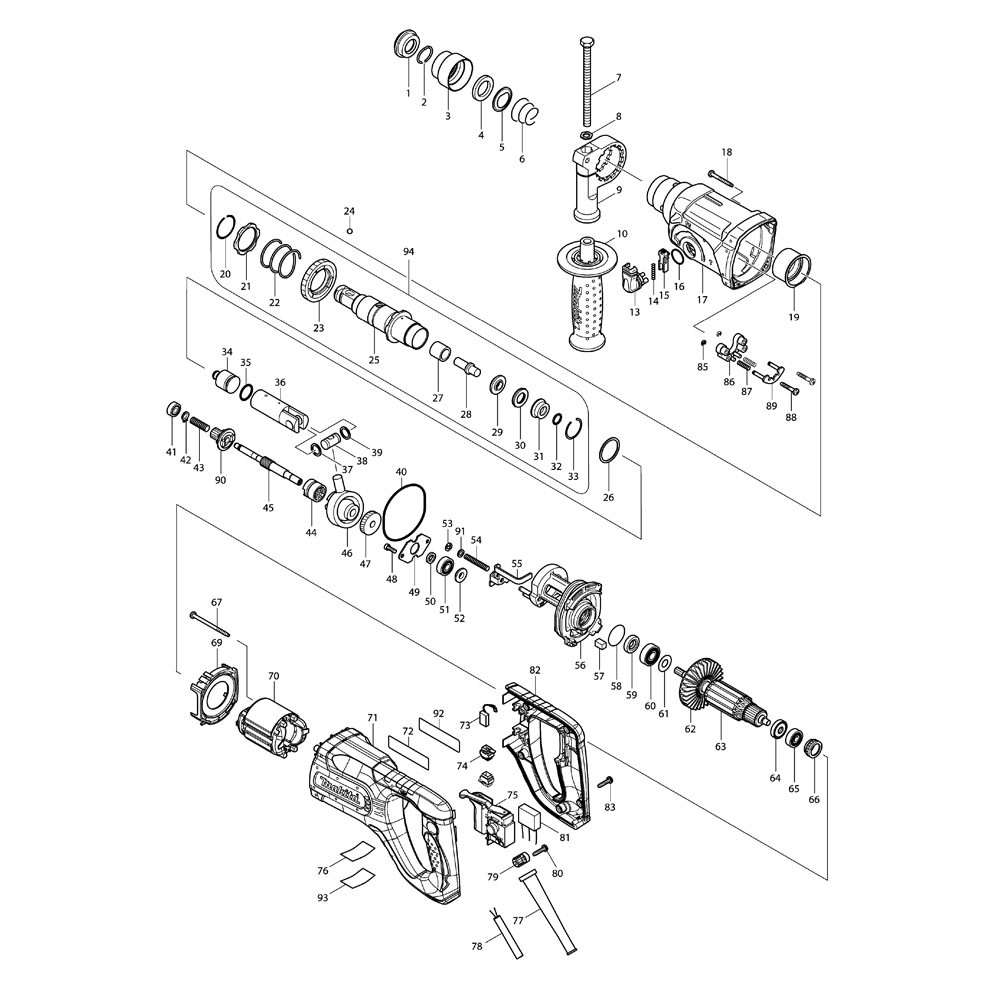 แหวน MAKITA HR2475X5 ลดราคา | iToolmart