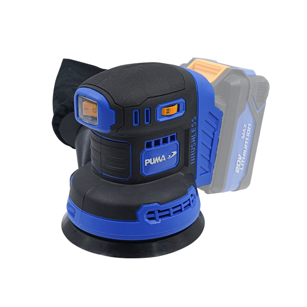เครื่องขัดกระดาษทรายกลม ไร้สาย PUMA PM-OS125BL-B (ตัวเปล่า) ลดราคา | iToolmart