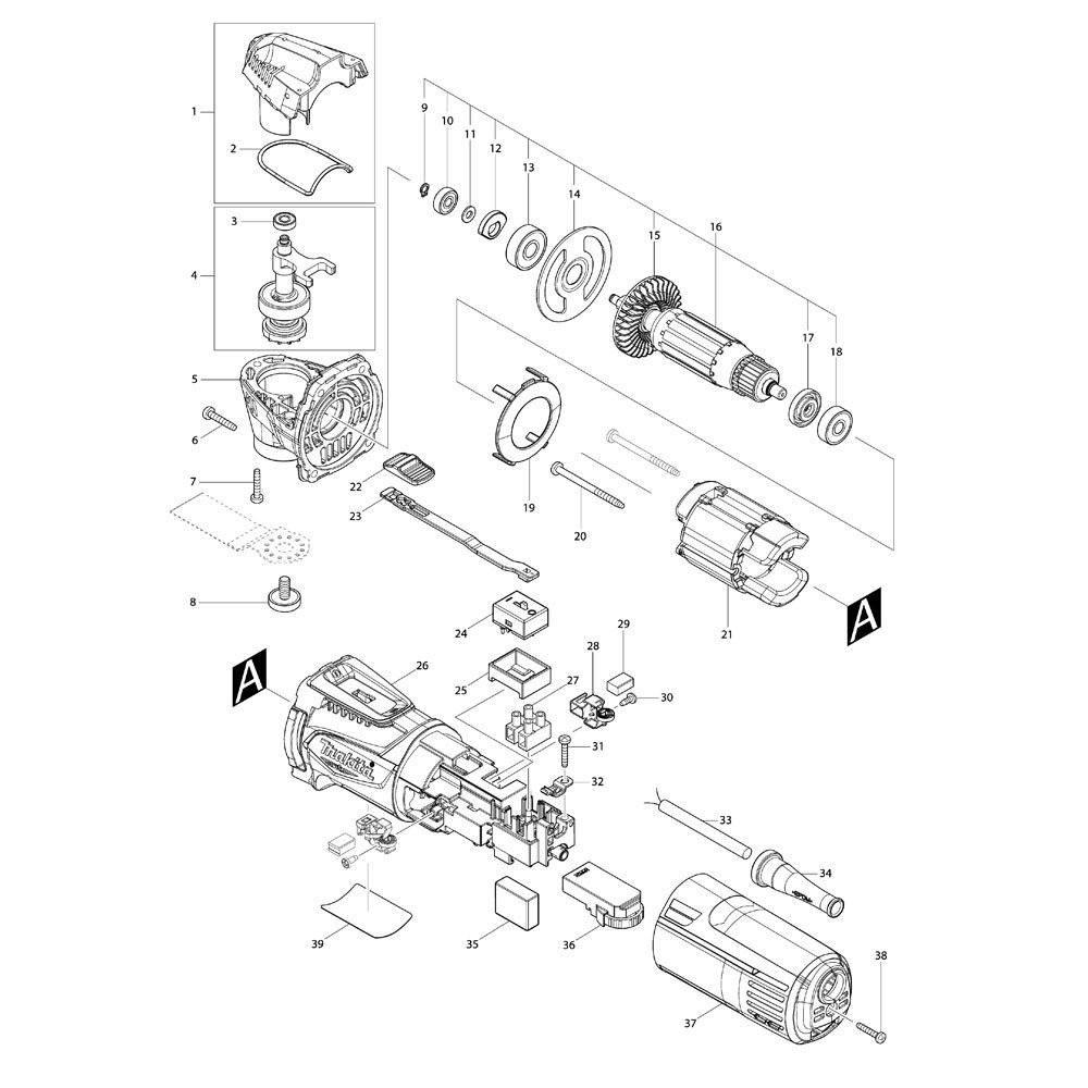 แกน MAKITA M9800BKX2 ลดราคา | iToolmart