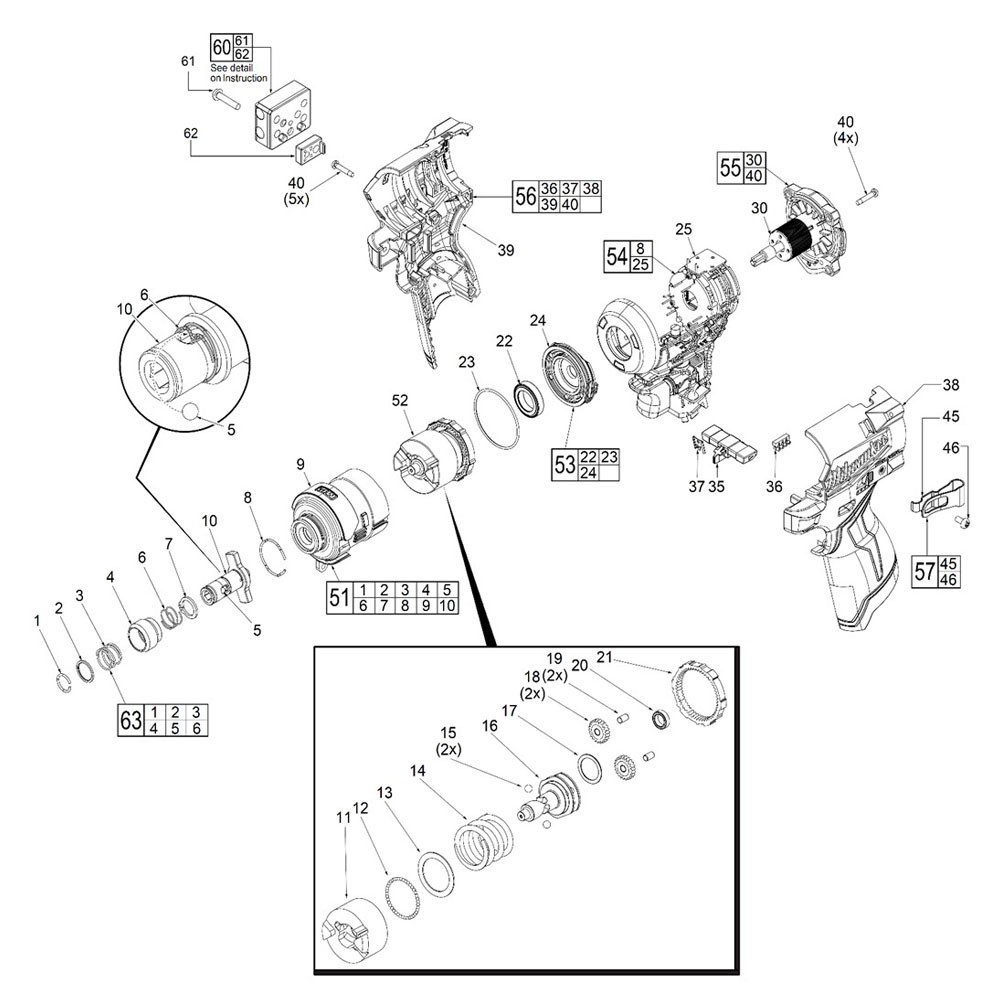 ชุดตัวจับดอกสว่านด้านข้าง Milwaukee M12 FID2 ลดราคา | iToolmart
