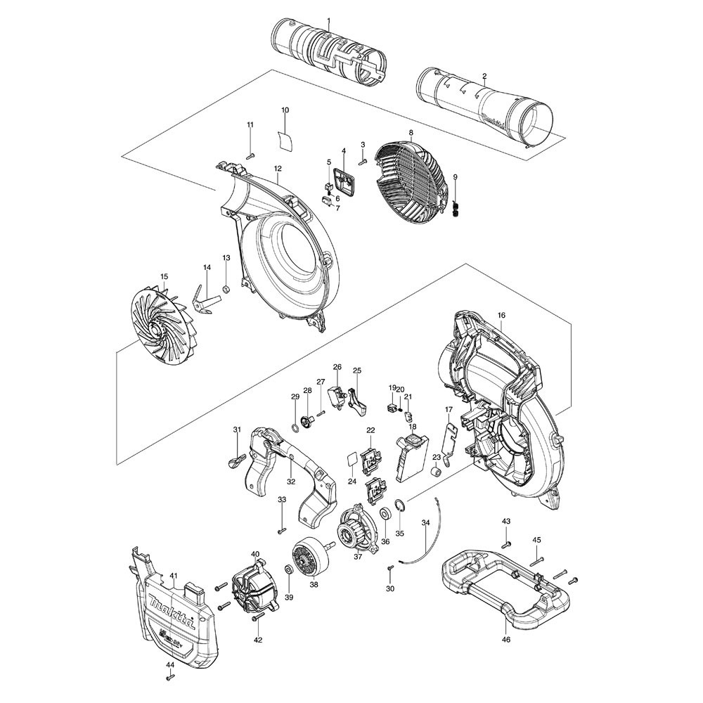 สเตเตอร์ MAKITA DUB363 ลดราคา | iToolmart