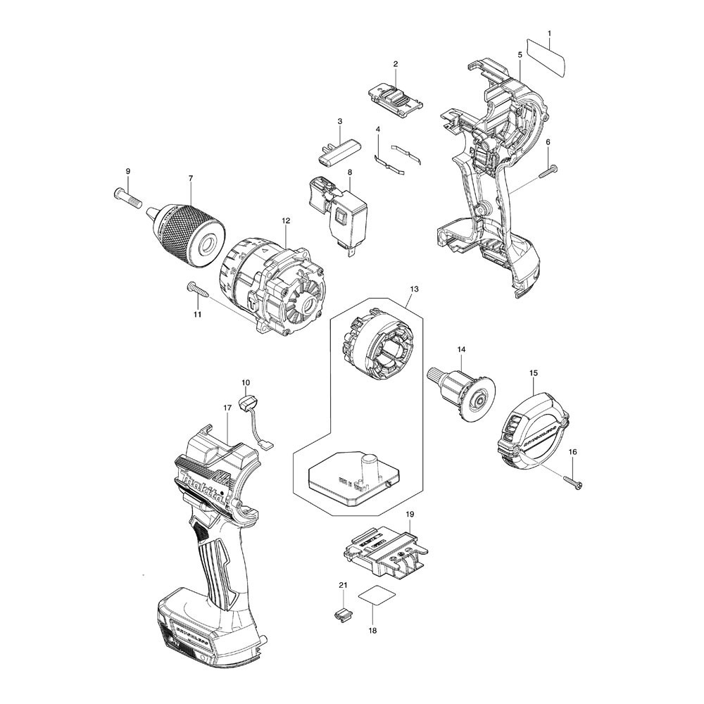 สเตเตอร์ MAKITA DHP489 ลดราคา | iToolmart