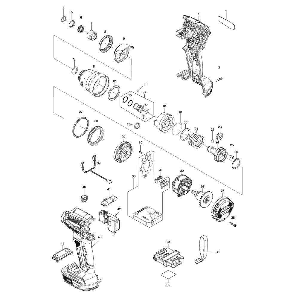 วงจร LED MAKITA DTD172 ลดราคา | iToolmart