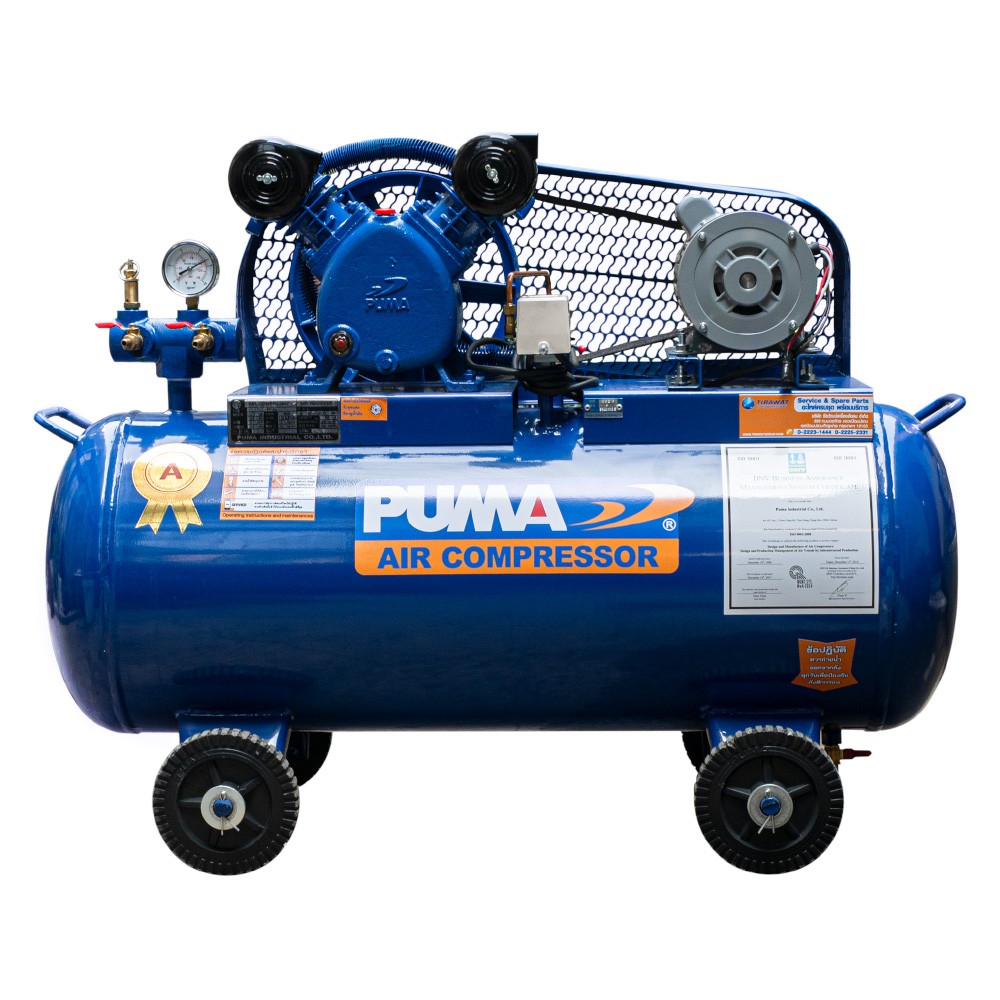 ปั๊มลม PUMA PP2P-PPM220V มอเตอร์ PUMA 1/2 HP 220V. ถัง 92 ลิตร 2 ลูกสูบ ลดราคา | iToolmart