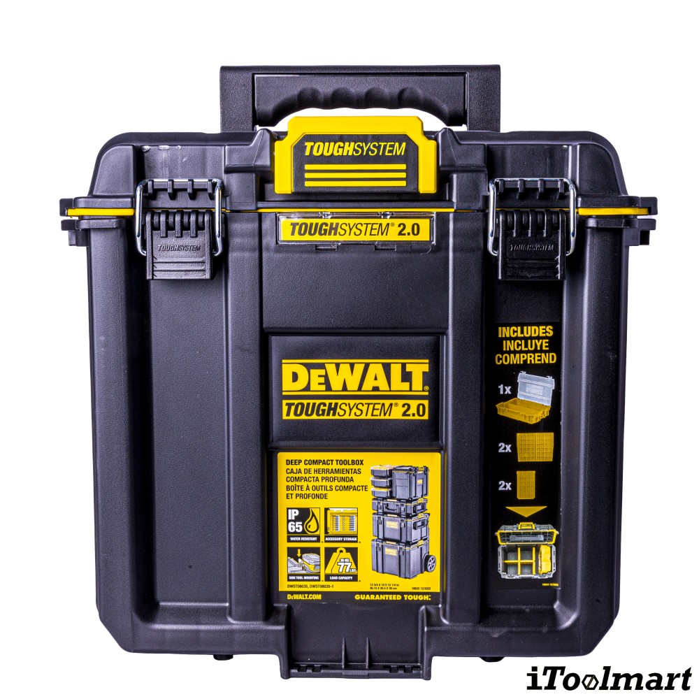 กล่องเครื่องมือช่าง DEWALT DWST08035-1 TOUGHSYSTEM 2.0 ขนาด 1/2 นิ้ว ลด ...