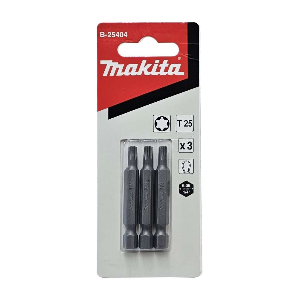 ดอกไขควงทอกซ์ MAKITA ขนาด T-25 x 50 mm รุ่น B-25404 (แพ็คละ 3 ดอก) ลด ...