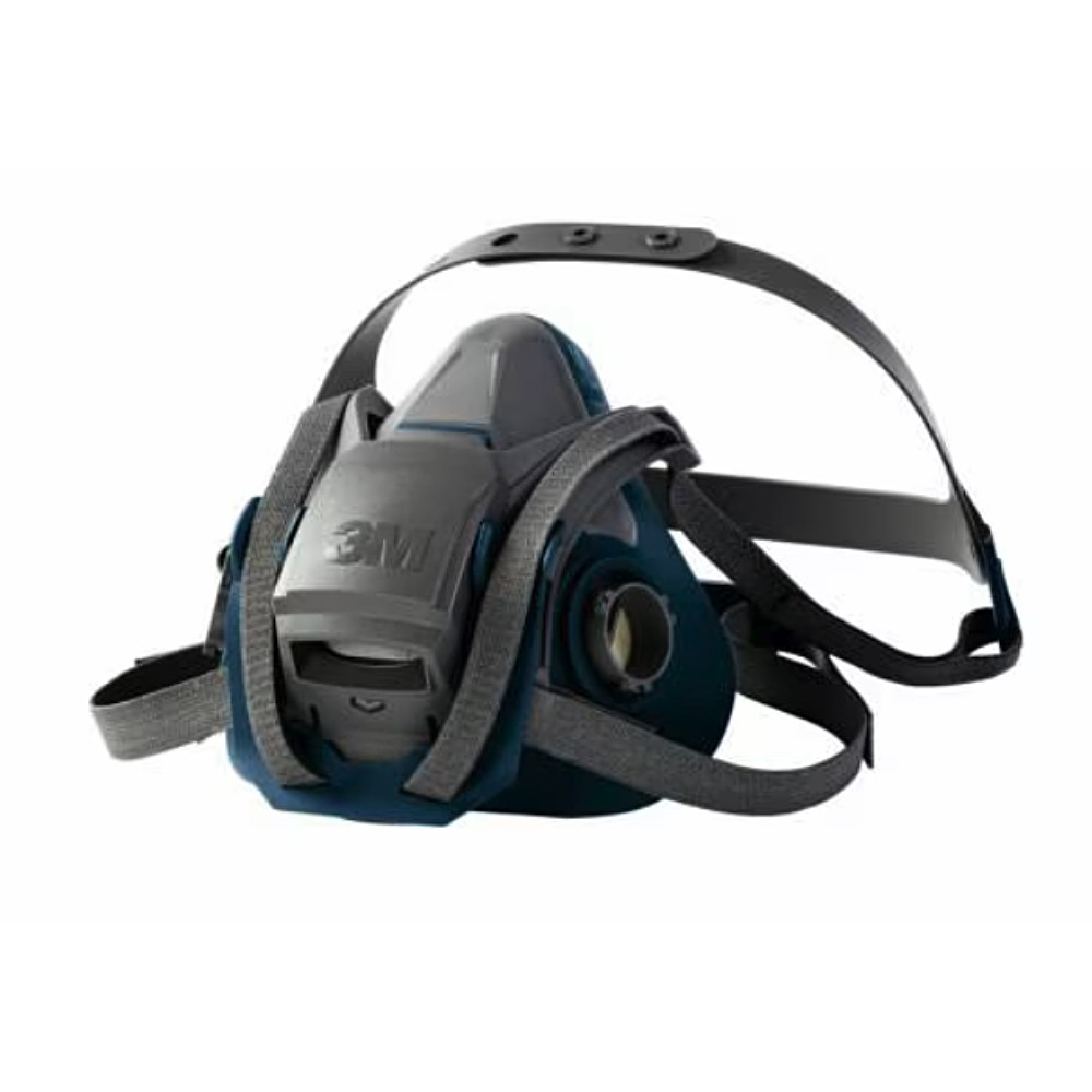 หน้ากากกันสารเคมี 3M 6502QL หน้ากากครึ่งหน้าชนิดไส้กรองคู่ ขนาดกลาง ...