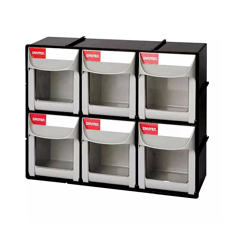 กล่องลิ้นชักใส่อะไหล่ SHUTER FO-306 ลิ้นชัก 6 ช่อง ลดราคา | iToolmart