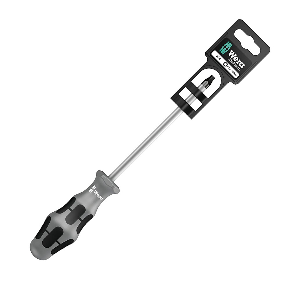 ไขควง Wera #3 368 SB Screwdriver สีเทา 05100072001 ยาว 150 mm. ลดราคา ...