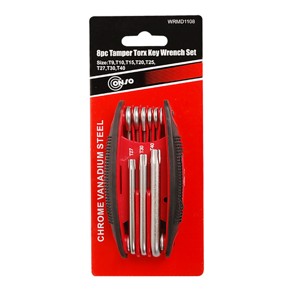 ประแจหกเหลี่ยม CONSO CN-2405008 แบบตลับ ขนาด T9-T40 mm (8 ชิ้น) ลดราคา | iToolmart