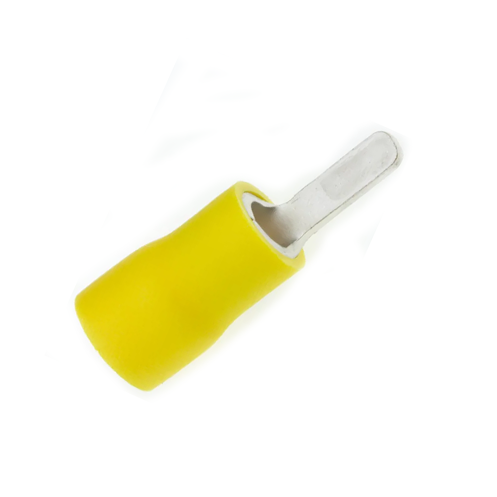 หางปลาเสียบก้านไม้ขีด KST DBV5-10 แบบหุ้ม สีเหลือง ขนาด 6 mm² 100 ตัว ...