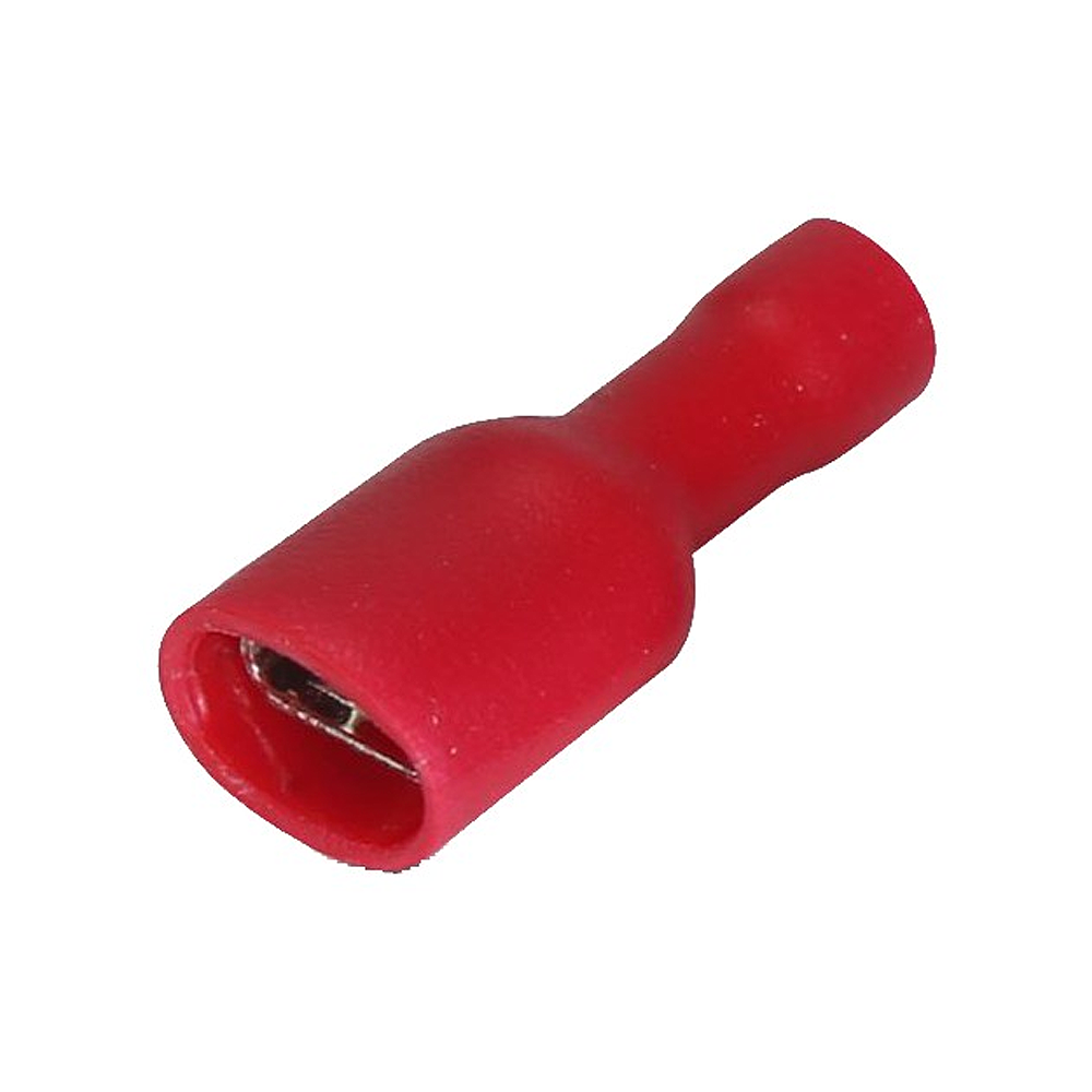 หางปลาเสียบแบนตัวเมียหุ้มเต็ม KST FDFV สีแดง น้ำเงิน เหลือง ขนาด 1.5-6 ...